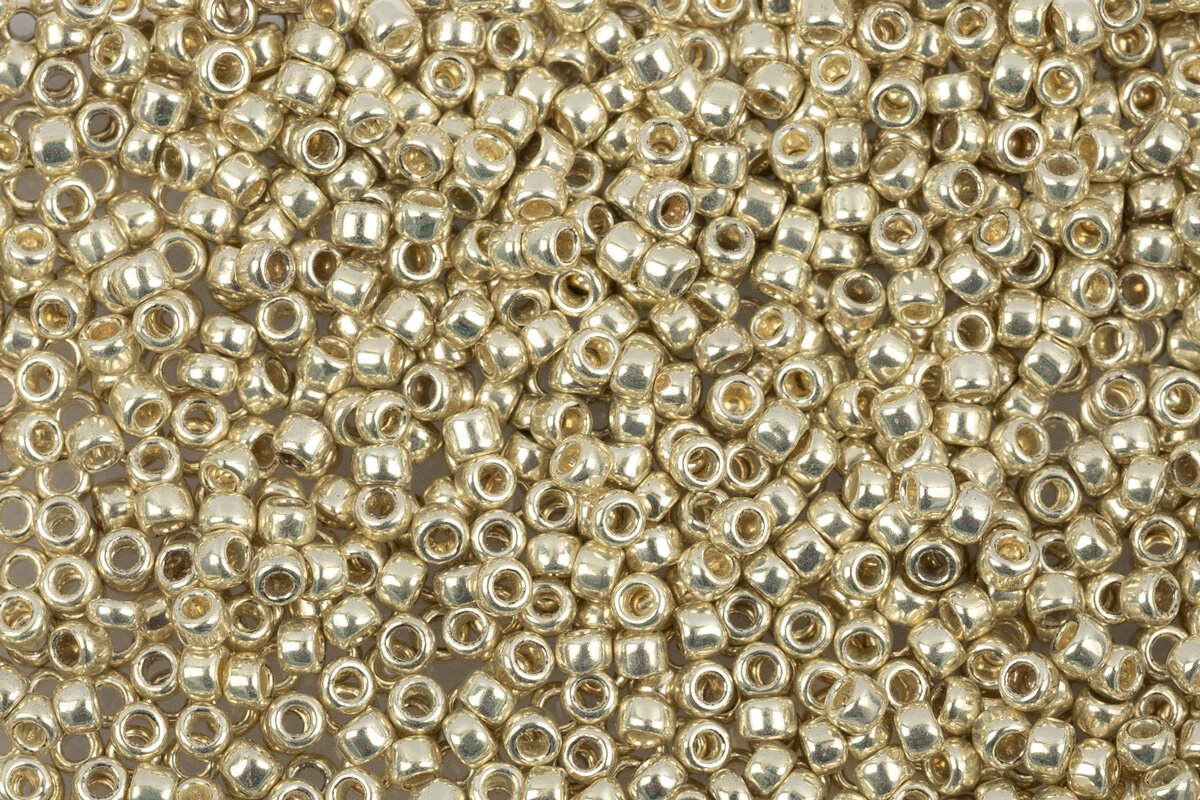 15/0 круглый 4 1.5 мм 5 г №0558 серебряный