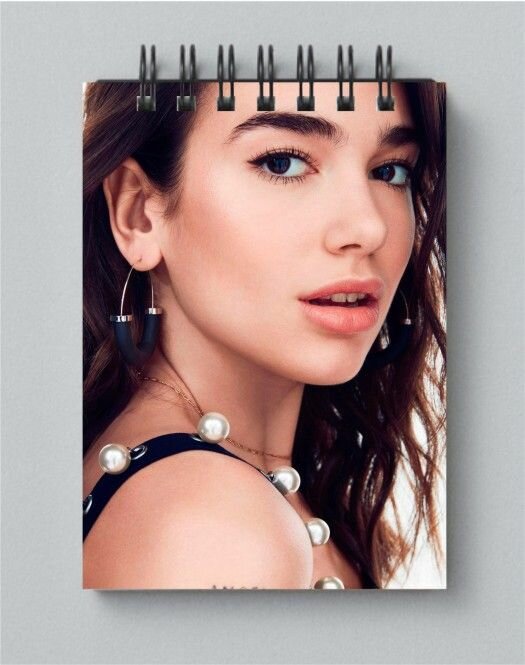 Блокнот AnimaShop для записей А4 Дуа Липа, Dua Lipa - 0002