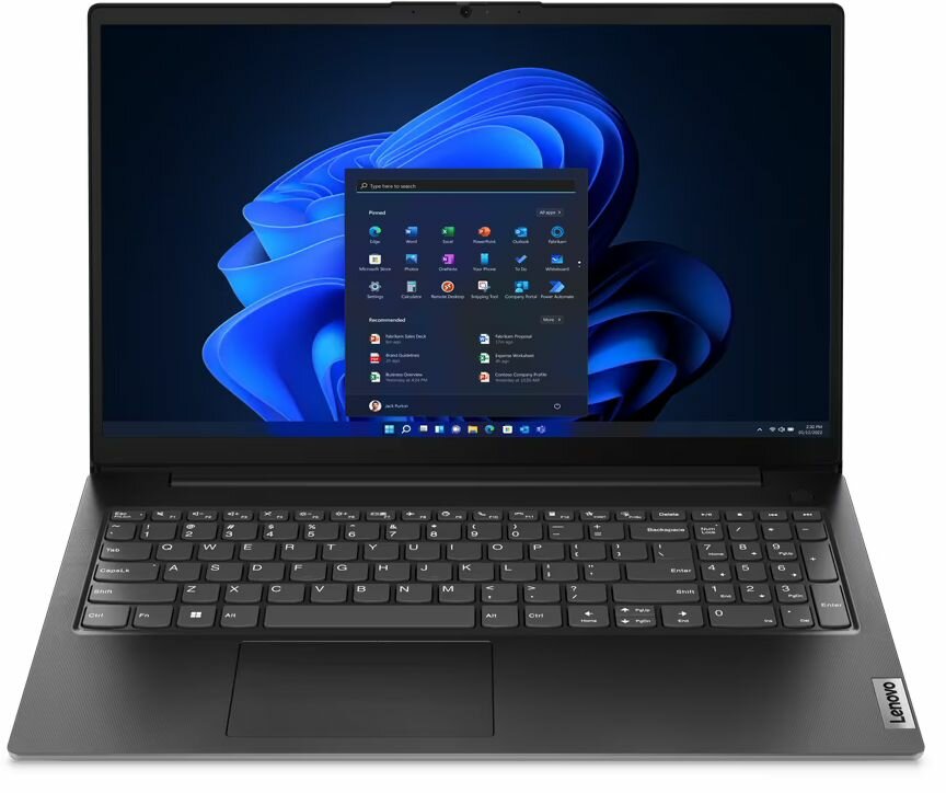 Ноутбук Lenovo V15 Gen 4 AMN 15.6" IPS, AMD Ryzen 5 7520U, 16Гб DDR5, 512Гб SSD, AMD Radeon, Без ОС, серый (82YU014ARU)