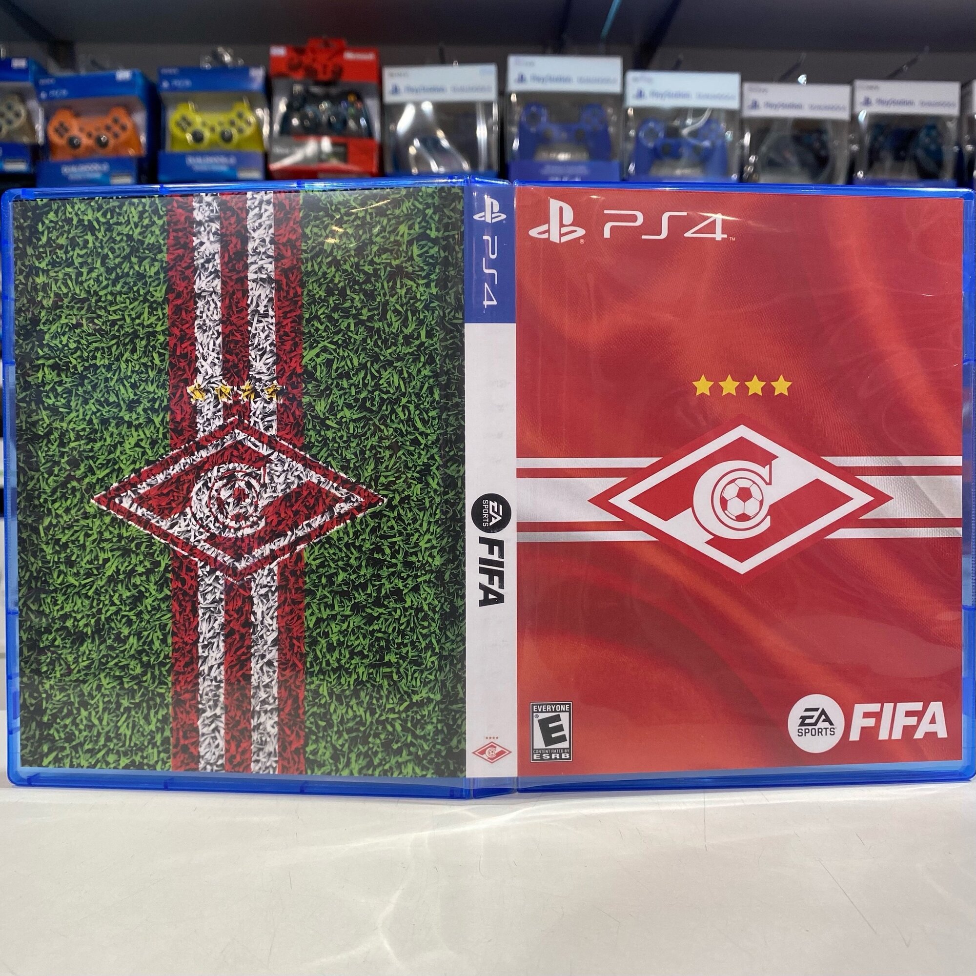 Эксклюзивная обложка PS4 для FIFA Spartak №1