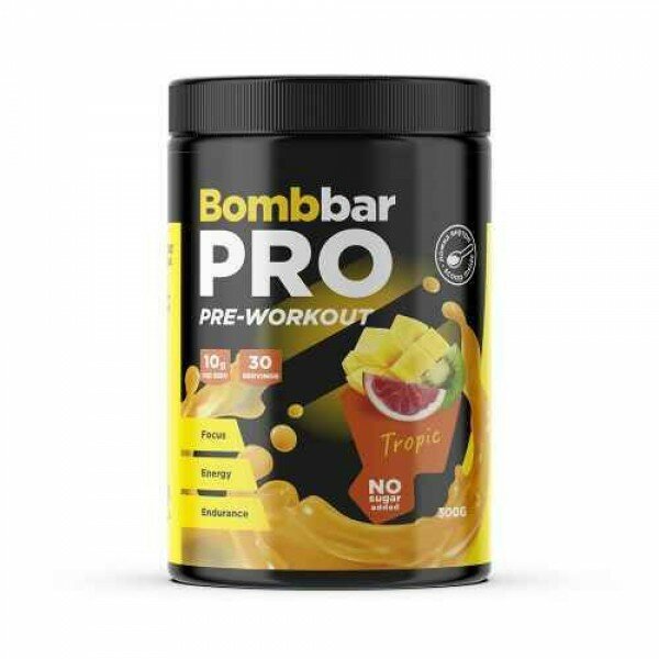 PRO Pre Workout 300 gr BB, тропик