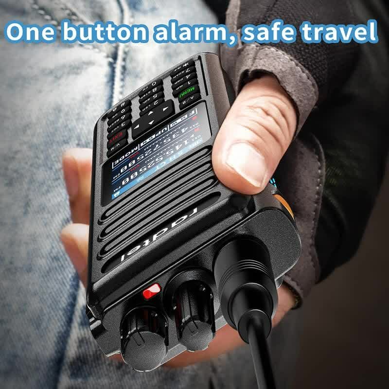 Рация Radtel RT-730, IP67, 10Вт, Li-ion аккумулятор, 2500мАч, VHF/UHF, черный — фото 1