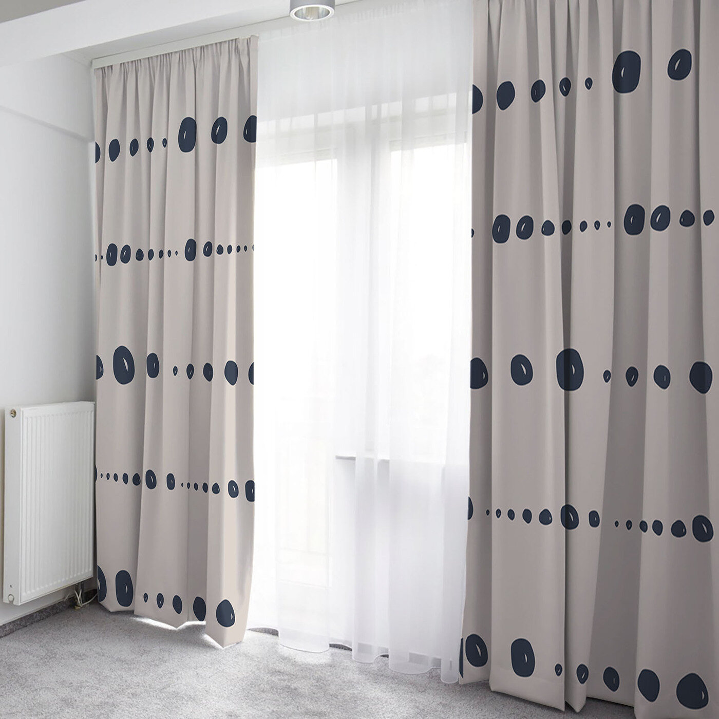 Шторы (фотошторы) из габардина, 290х240 см, Good Room