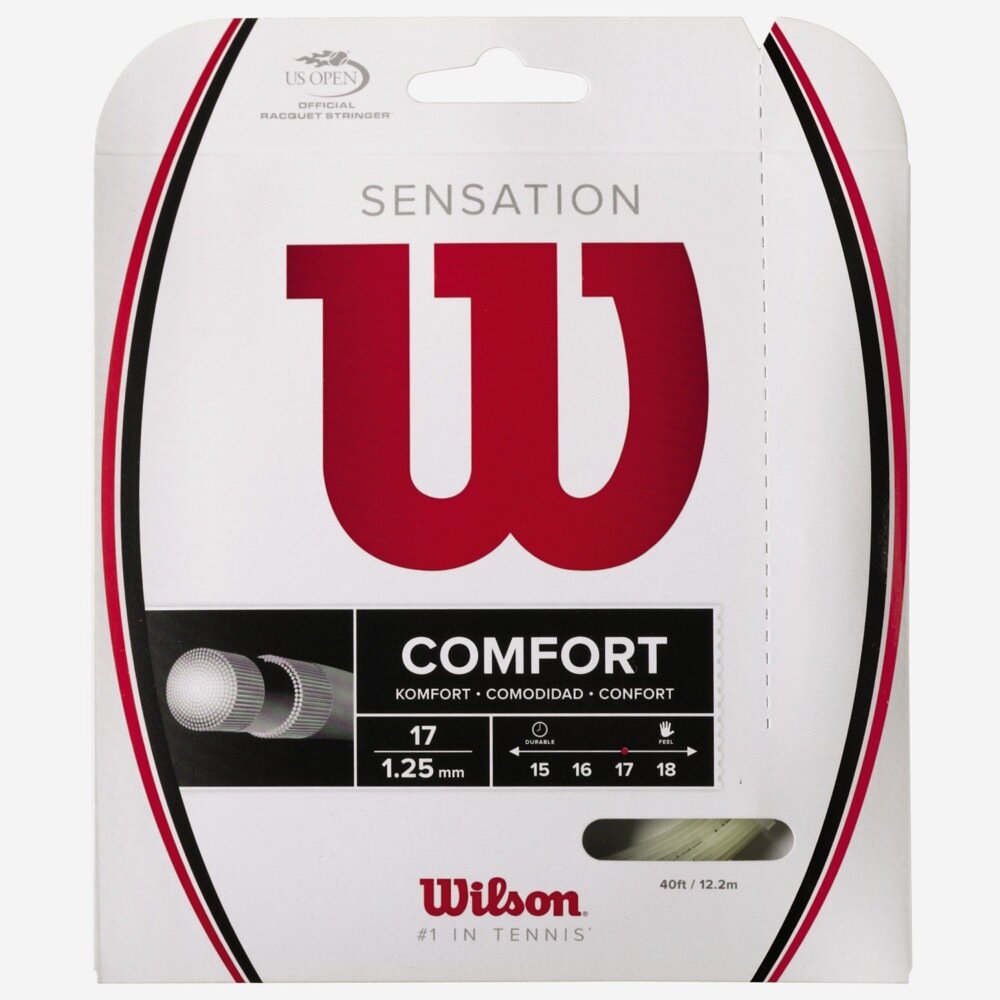 Струны теннисные Wilson Sensation 17 Comfort (1.25мм / 12.2м)