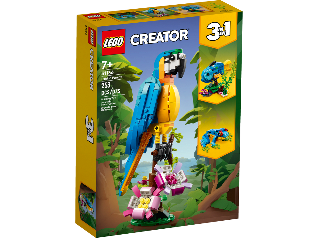 LEGO Creator 31136: Exotic Parrot (Экзотический попугай)