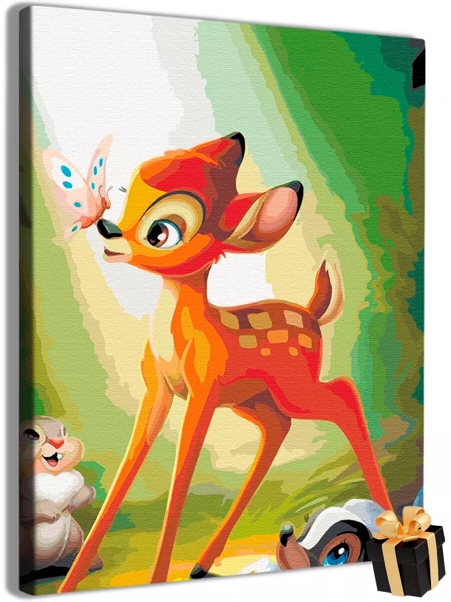 Картина по номерам Бэмби