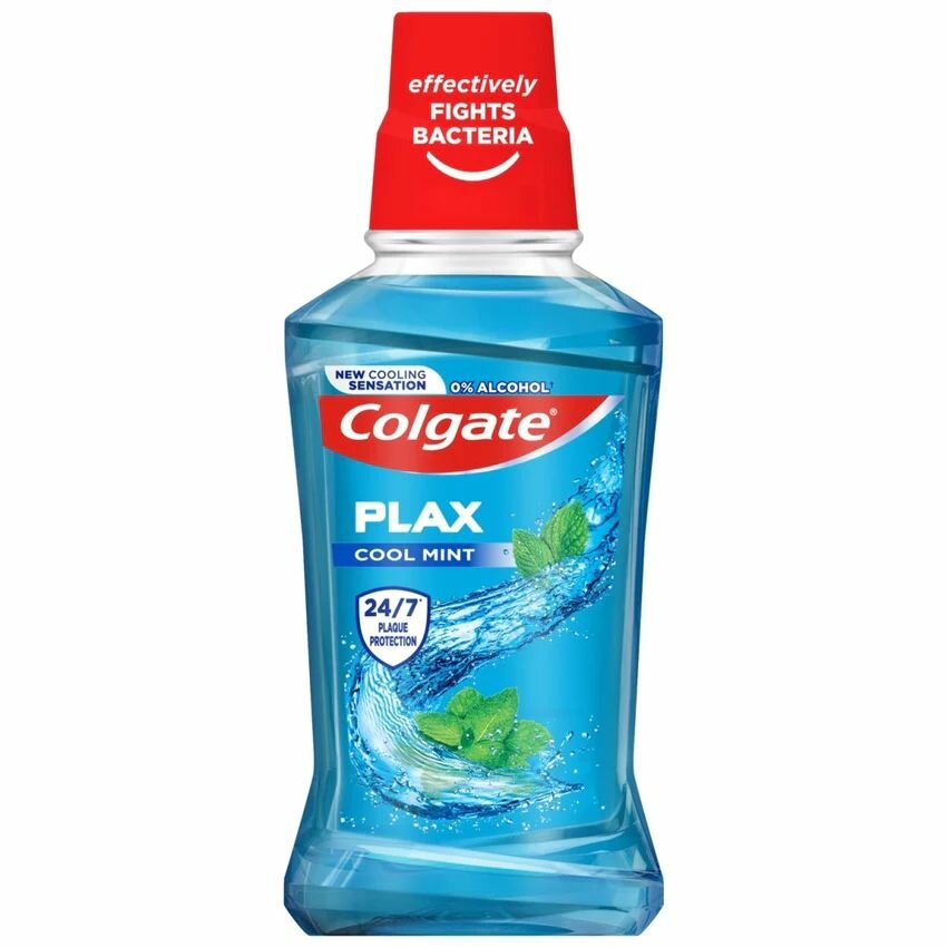 Ополаскиватель для рта Colgate PLAX Cool Mint 250 мл (из Финляндии)
