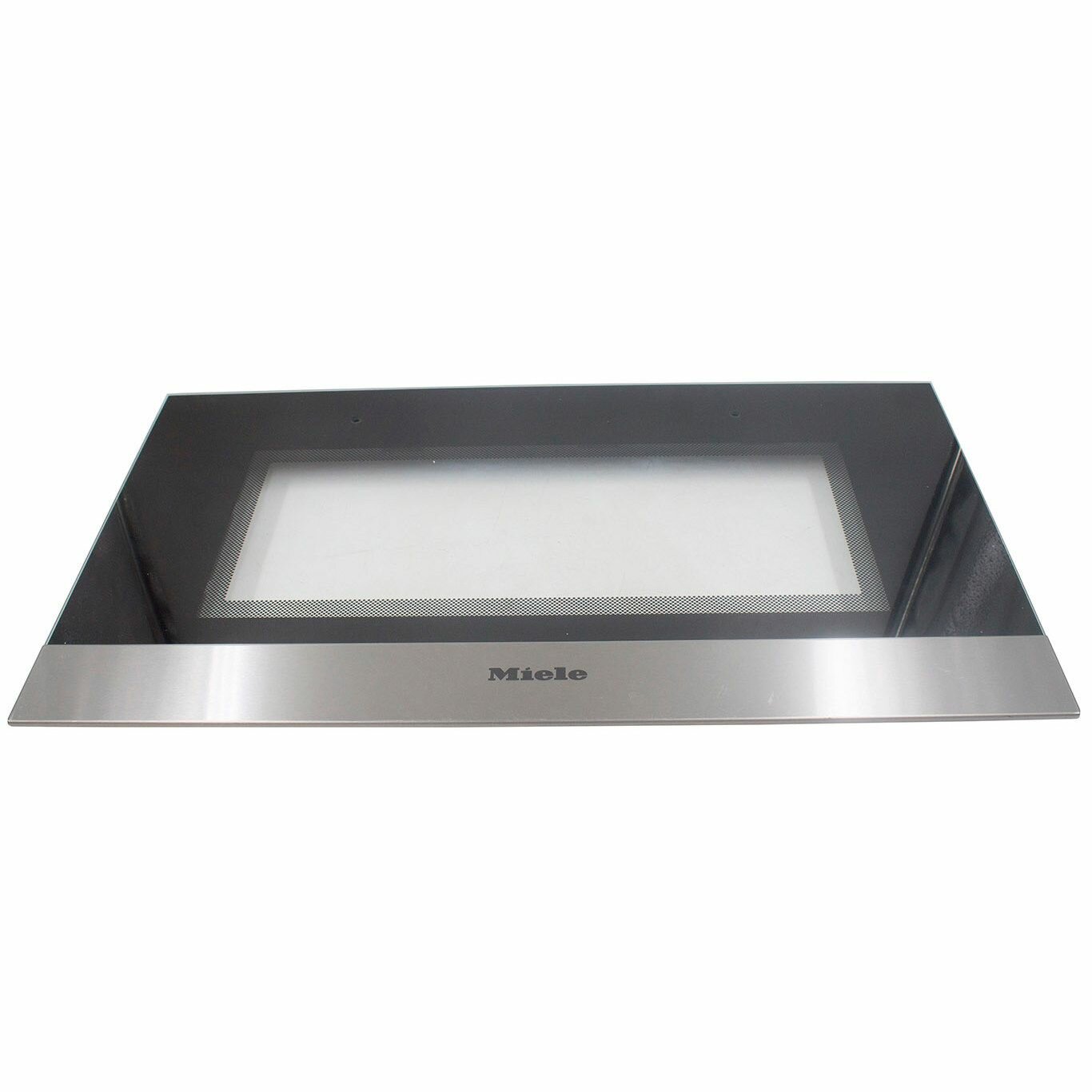 Внешнее стекло для микроволновой печи MIELE (миле) 9535871, 9535870, 9284921 (M6260TG, цвет: черно-серебристый)