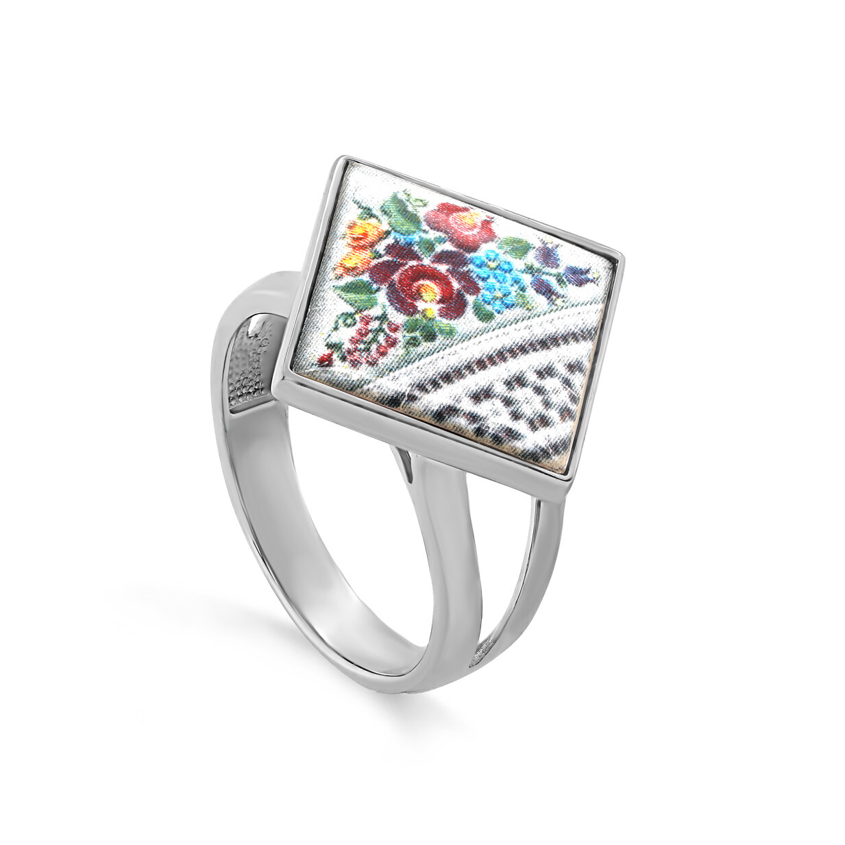 Кольцо, серебро, 925 проба