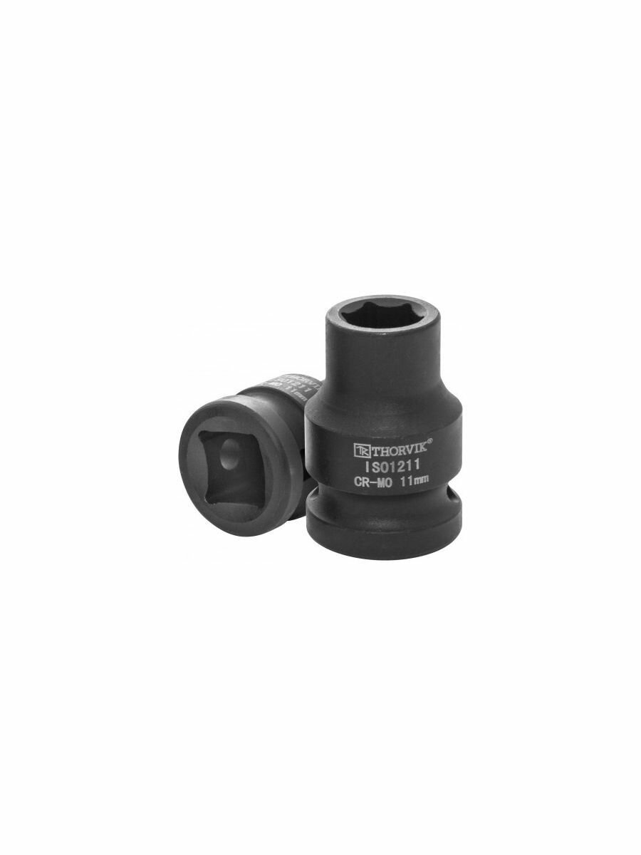THORVIK Головка торцевая ударная 11 мм, 1/2"DR IS01211