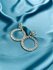 Серьги с подвесками Jewellery by Marina Orlova, стекло, размер 50 мм, золотистый