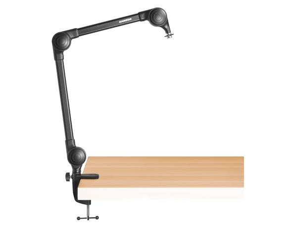 Samson MBA26 настольная микрофонная стойка пантограф, максимальная длина 26"/66 см, макс нагрузка 2,2 кг, струбцина крепления к столу