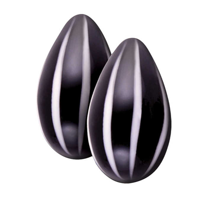 Вагинальные шарики CRYST'AL KEGEL EGGS из стекла большие прозрачные