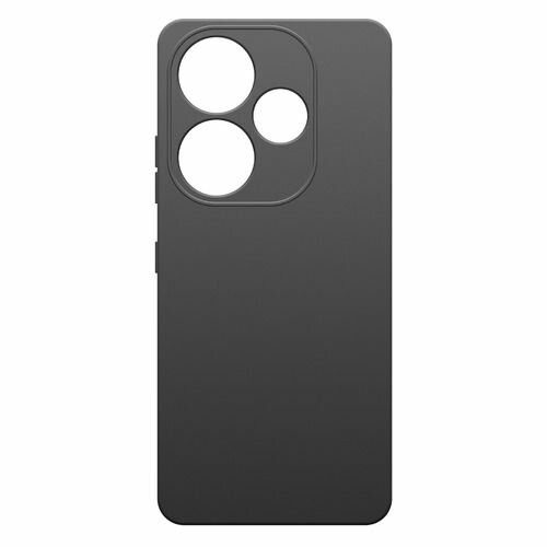 Чехол (клип-кейс) BORASCO для Xiaomi Poco F6, черный [73393]
