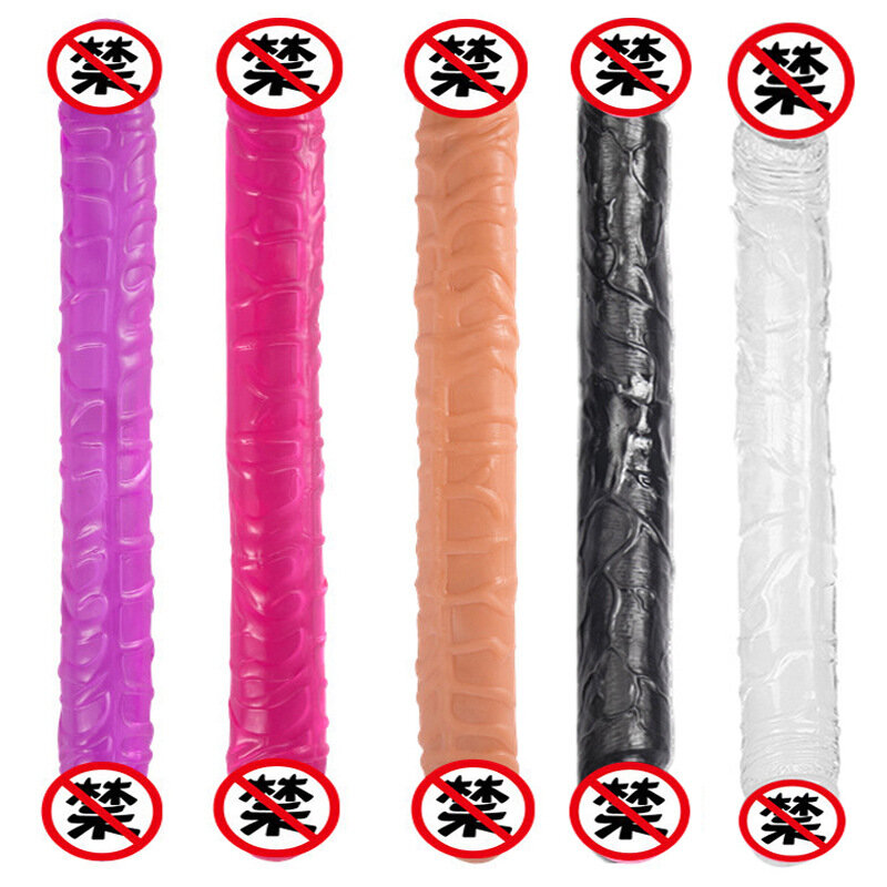 Двухсторонний дилдо фиолетовый