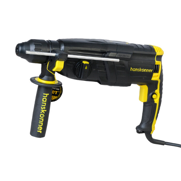 Перфоратор сетевой Hanskonner HRH0928MLRE SDS Plus 850Вт black-yellow