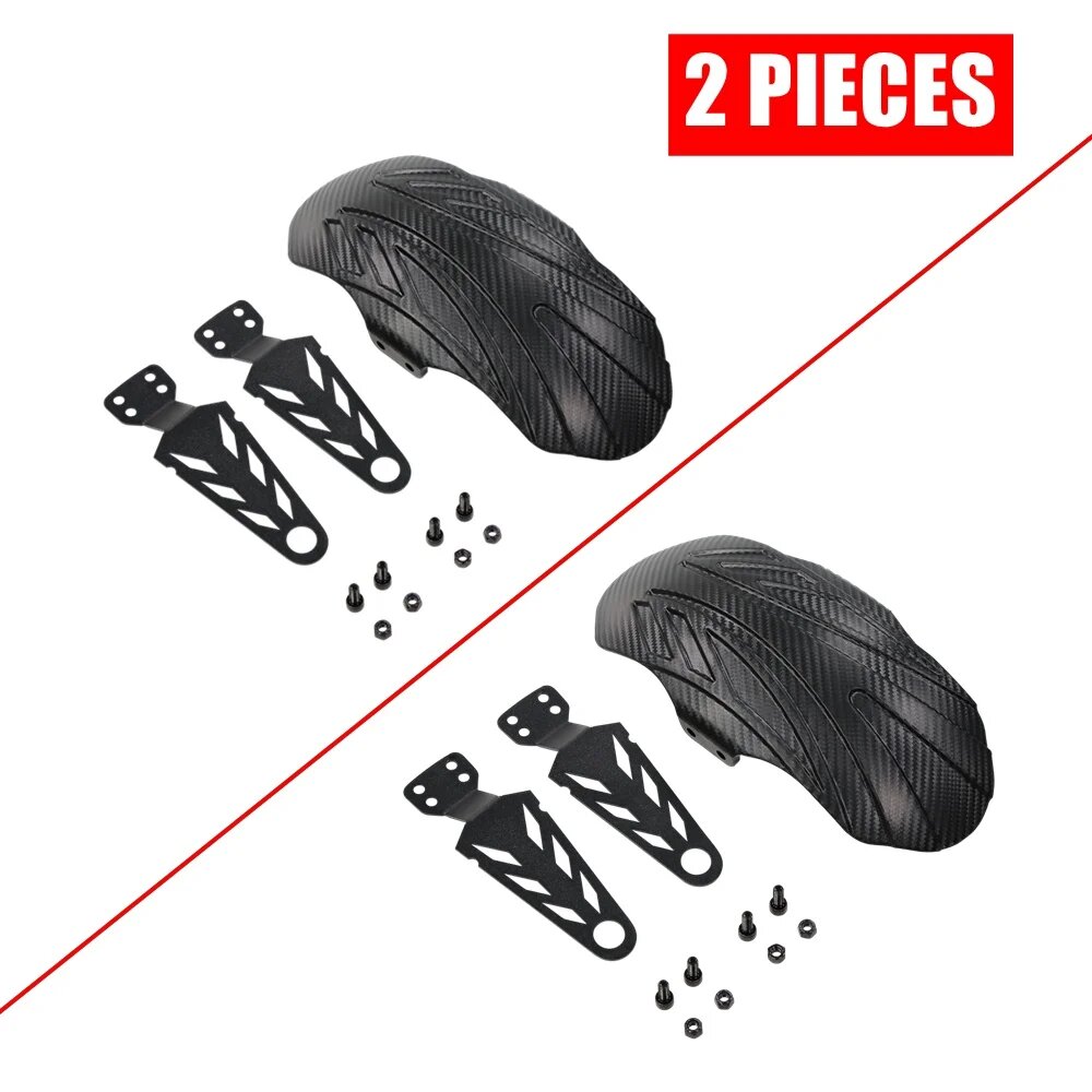 Универсальный брызговик с узором из углеродного волокна для VSETT 10 + MUKUTA 10 Plus ZERO 10X KAABO Mantis, 10-дюймовое крыло для электрического скутера