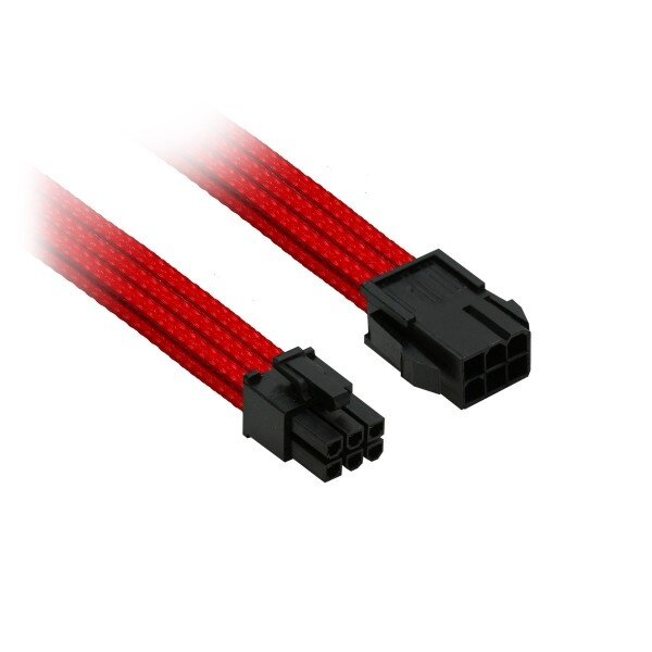 Удлинитель Nanoxia Удлинитель Nanoxia 6-pin PCI-E, 30см, индивидуальная оплетка, красный NX6PV3ER