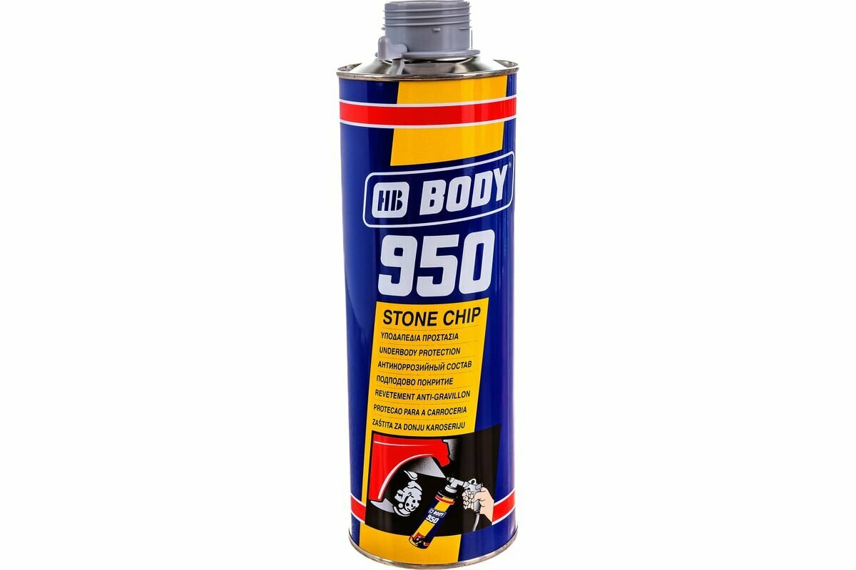 HB BODY 950 Антикоррозийный состав с креплением под краскопульт BODY UBS серый 1 л