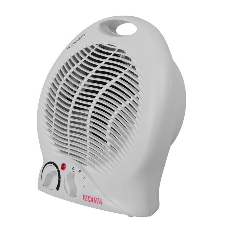 Тепловентилятор 2000 Вт 2 режима 1000/2000 Вт, Ресанта ТВС-2 67/2/2