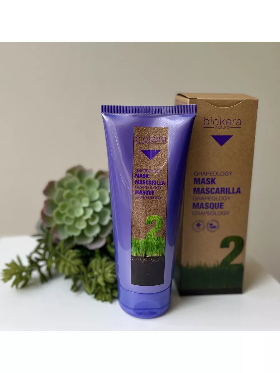 Маска Salerm GRAPEOLOGY Biokera, с маслом виноградной косточки, восстановление, 1 шт