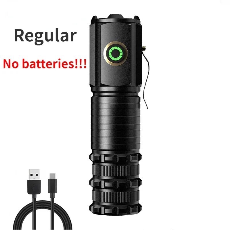 Фонарик Vieruodis 3 LED 2000 Люмен Алюминий USB Big No Battery