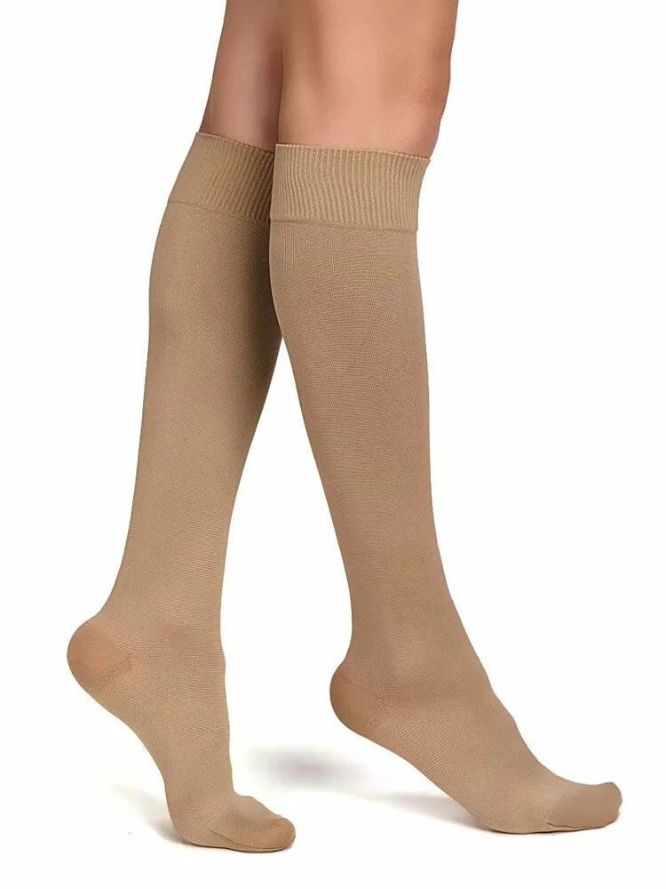 Компрессионные гольфы ORTO полупрозрачные 310 размер M бежевые класс компрессии 1 m-lotos