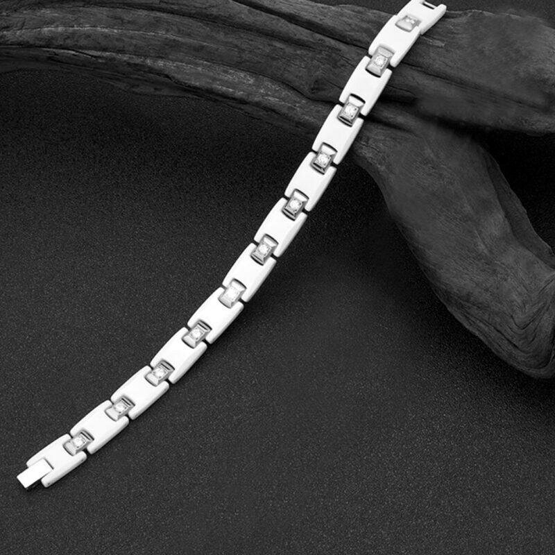 Браслет, циркон, керамика