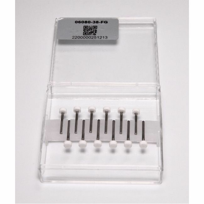 Карборундовые камни белые (оксид алюминия) №38 для турбинного наконечника 12шт/уп, SONG YOUNG