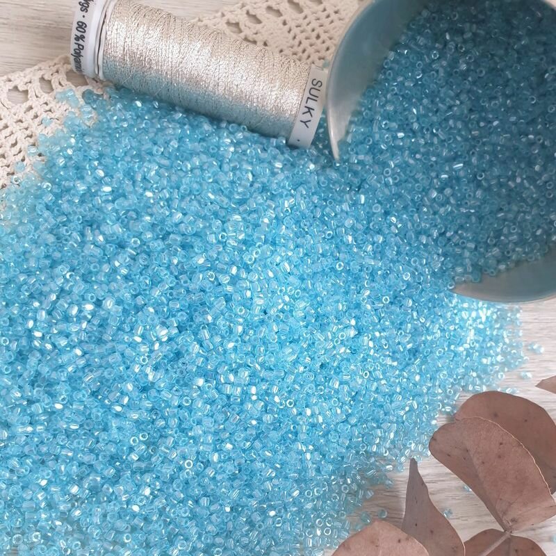 Бисер чешский Preciosa граненый богемия 11/0 голубой (bp11b3cut66000)10 грамм