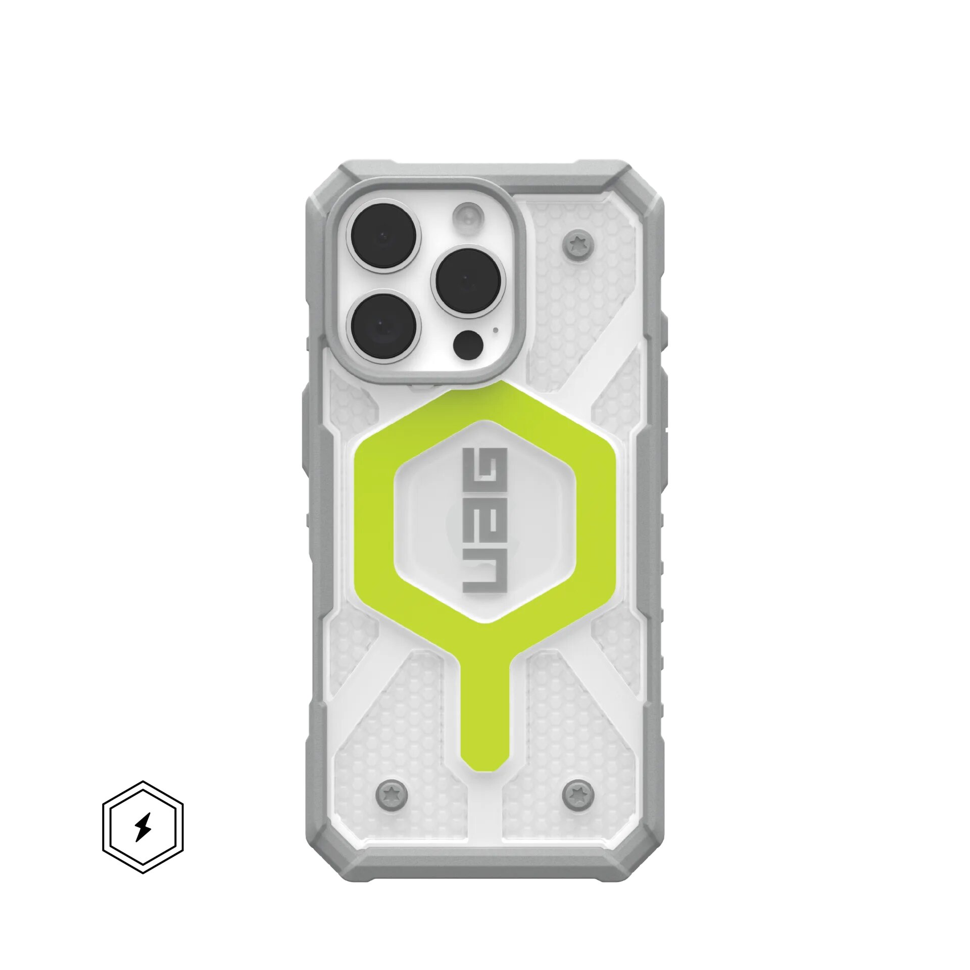 Чехол UAG Pathfinder Series c MAGSAFE для iPhone 16 Pro Max 6.9", цвет неон (Active Neon)