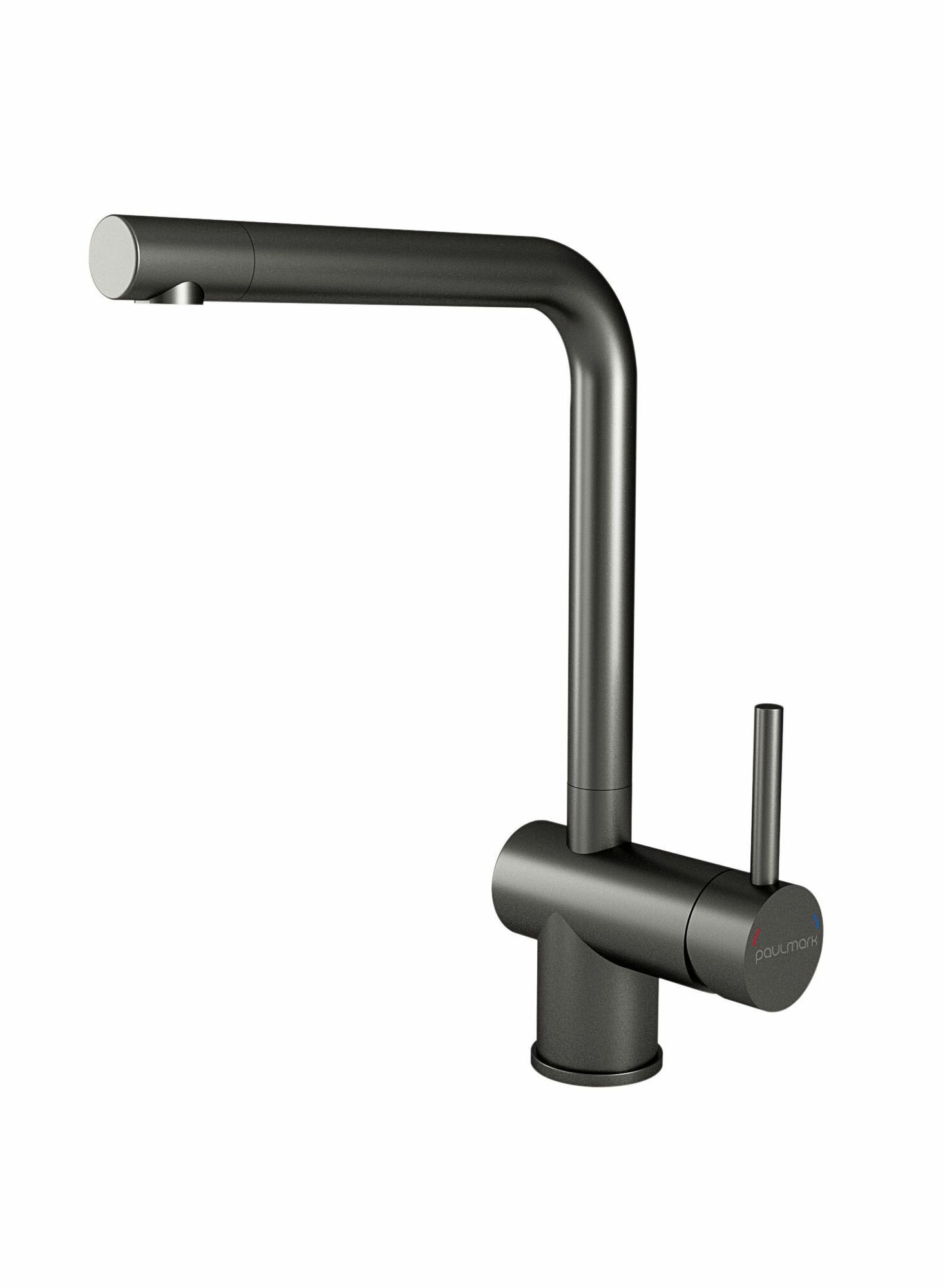 Смеситель для кухни Paulmark SPRING вороненая сталь, Sp212067-GM