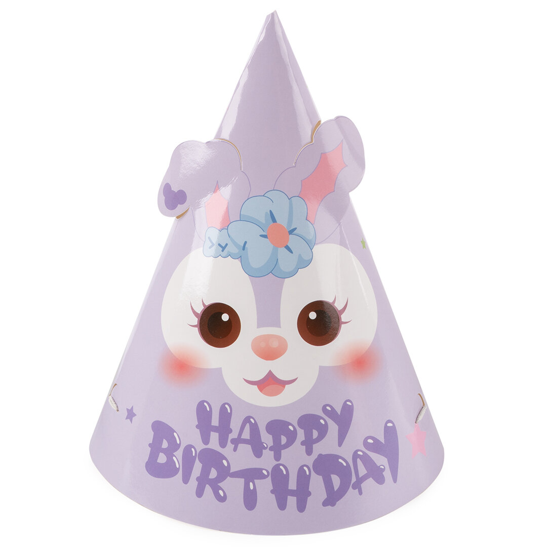 Колпаки, Зайка, Сиреневый, 16 см, 6 шт. в упак.