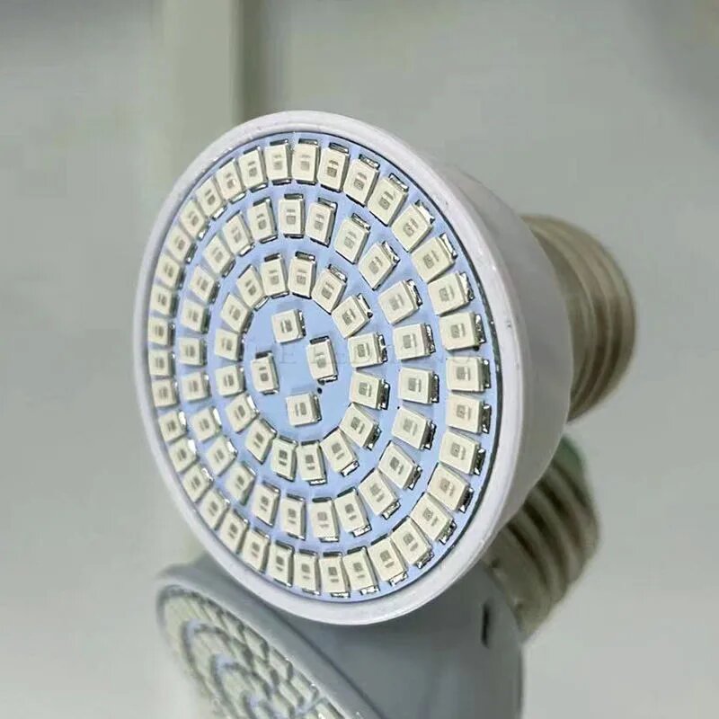 Светодиодная фитолампа 48LEDs 220V E27 MR16 GU10