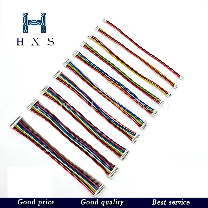 Коннекторы для кабелей Micro JST 1,25 мм 2P 3P 4P 5P 6Pin 5Pin Double head, 15CM