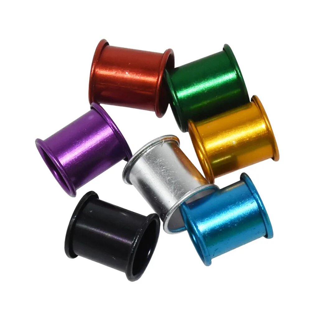 Кольца для голубей ZXWITZW, алюминиевые, 8 мм, 100 шт Темно-коричневый