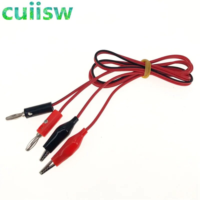 1 пара испытательных шнуров типа «крокодил», зажим для штекера «банан» для тестирования мультиметра