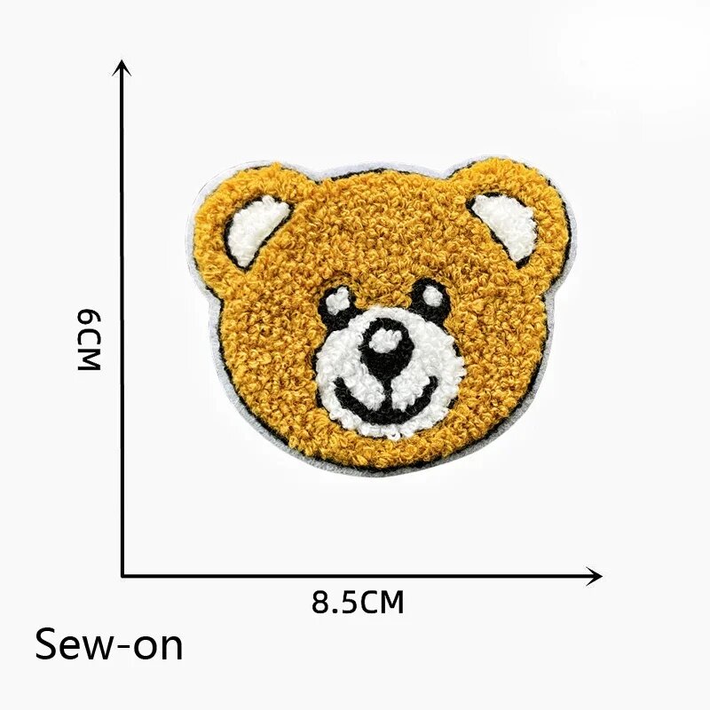 Нашивки с пандами для одежды M13-Bear sew-on