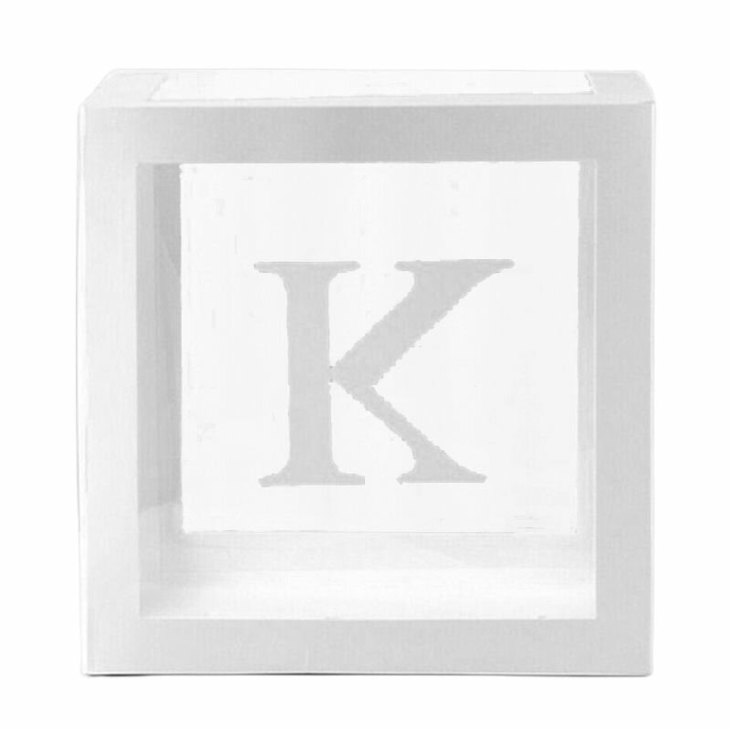 Прозрачная коробка для букв и шаров, K