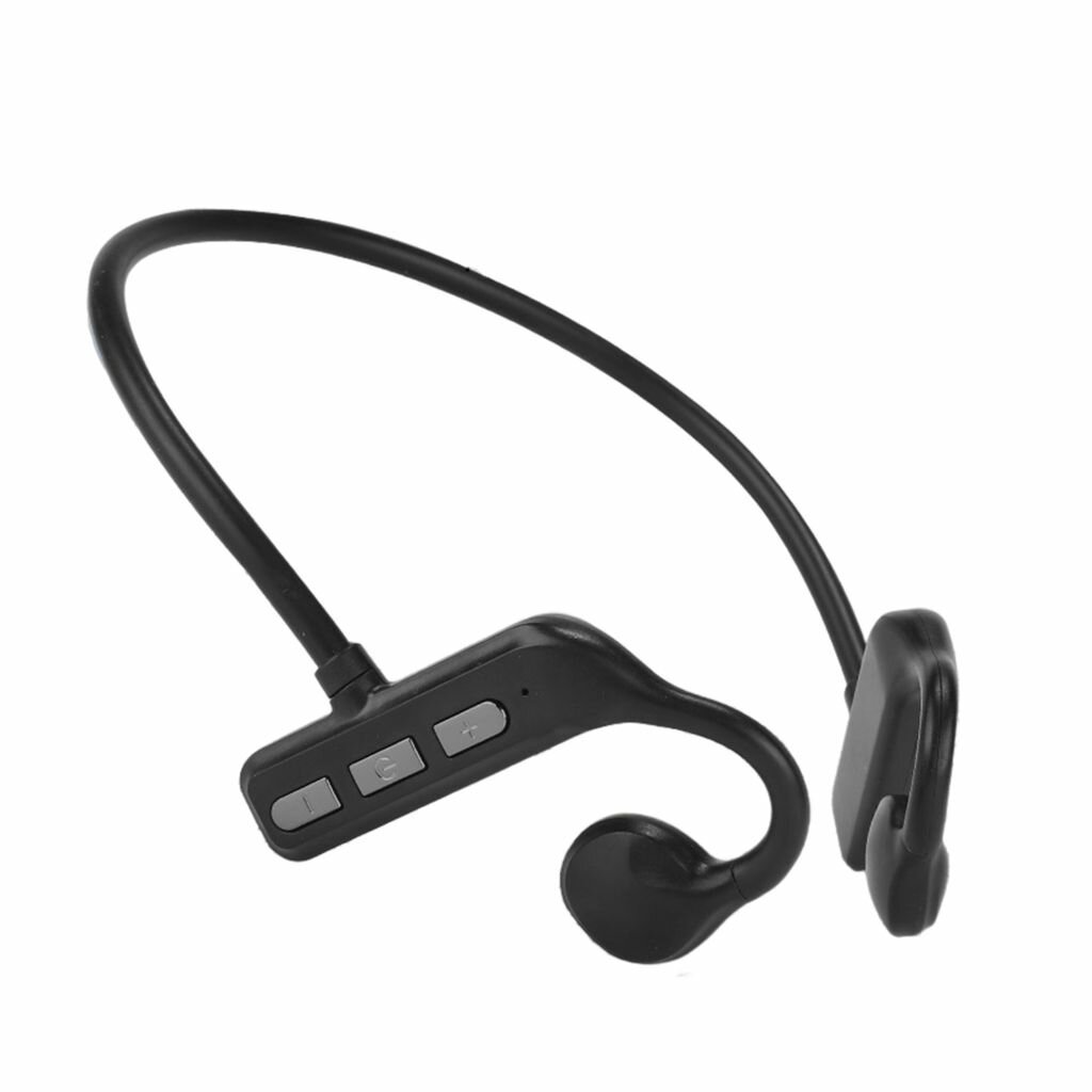 Беспроводные наушники с костной проводимостью, Bluetooth-совместимая спортивная гарнитура 5.2 микрофоном, защита от пота для бега