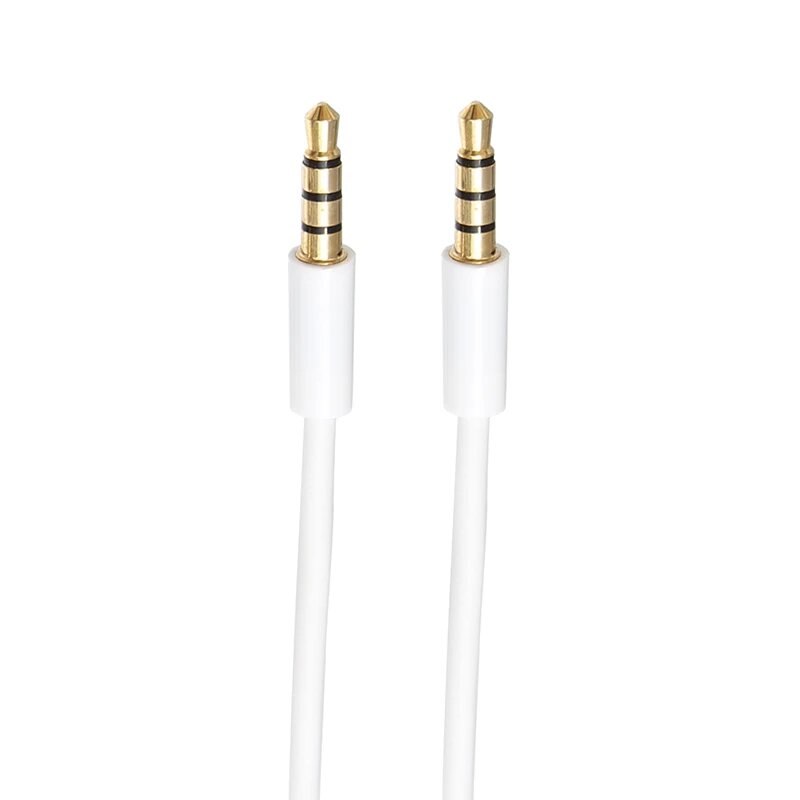 Разъем 3,5 мм AUX аудио 4-полюсный кабель для динамика автомобиля MP3 AUX удлинитель шнура 20 см 40 см 1 М 1,5 м 2 м 3 м