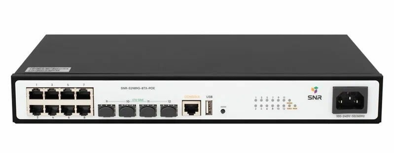 Коммутатор SNR SNR-S2989G-8TX-POE управляемый