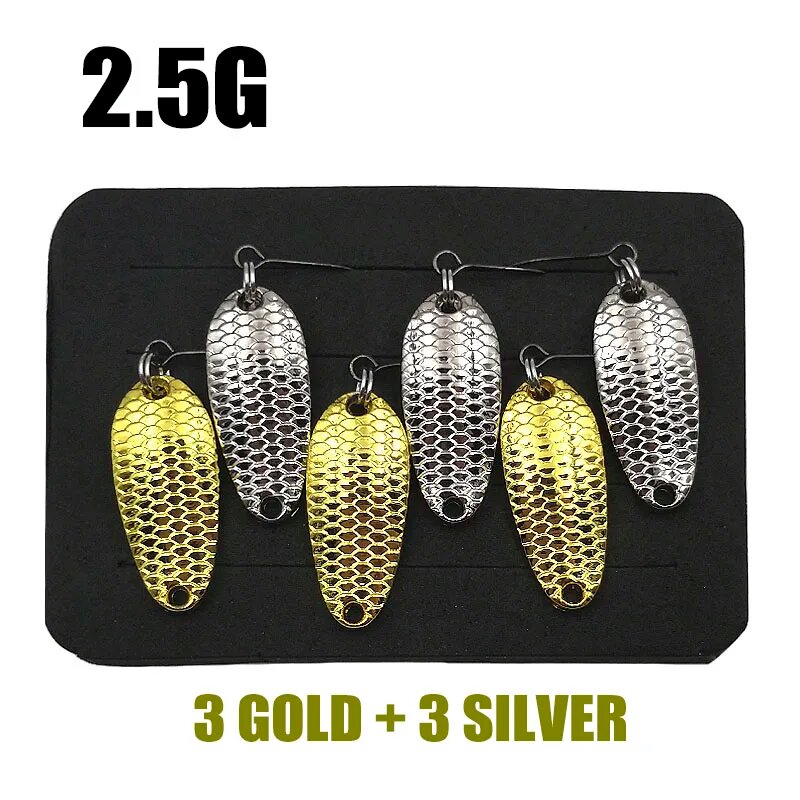 Блесна The Time Outdoor Драконская чешуя 6 шт. 2.5g