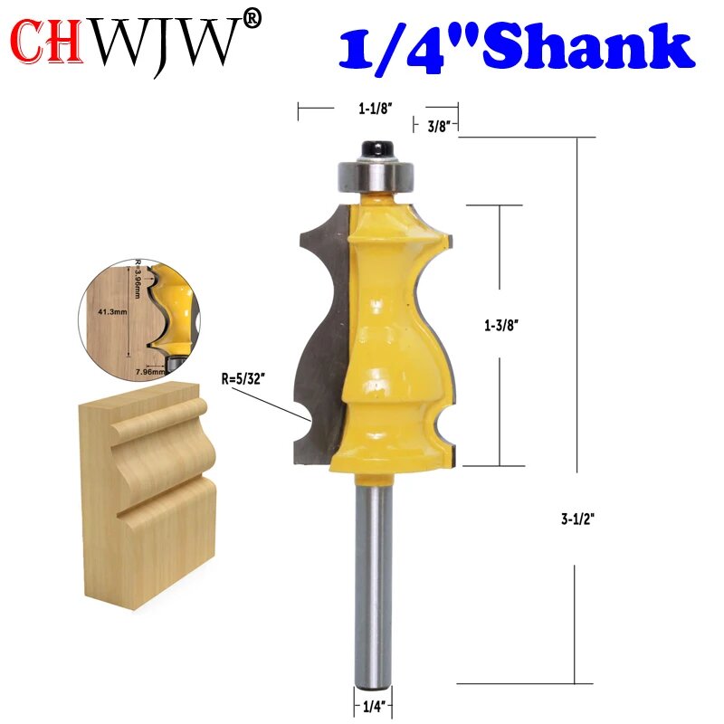 Фреза твердосплавная CHWJW 16132q 6 мм для дерева 6.35mmShank