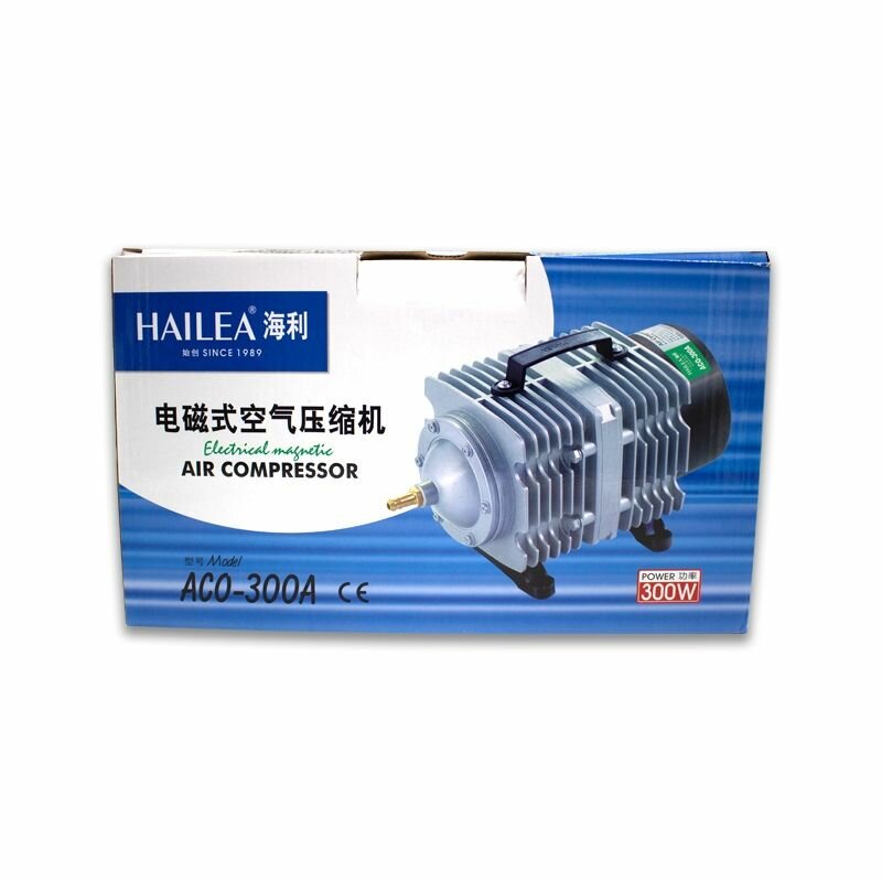 Аэраторный насос Hailea ACO-300A, компрессор воздушный, 300 Вт, 250 л /мин