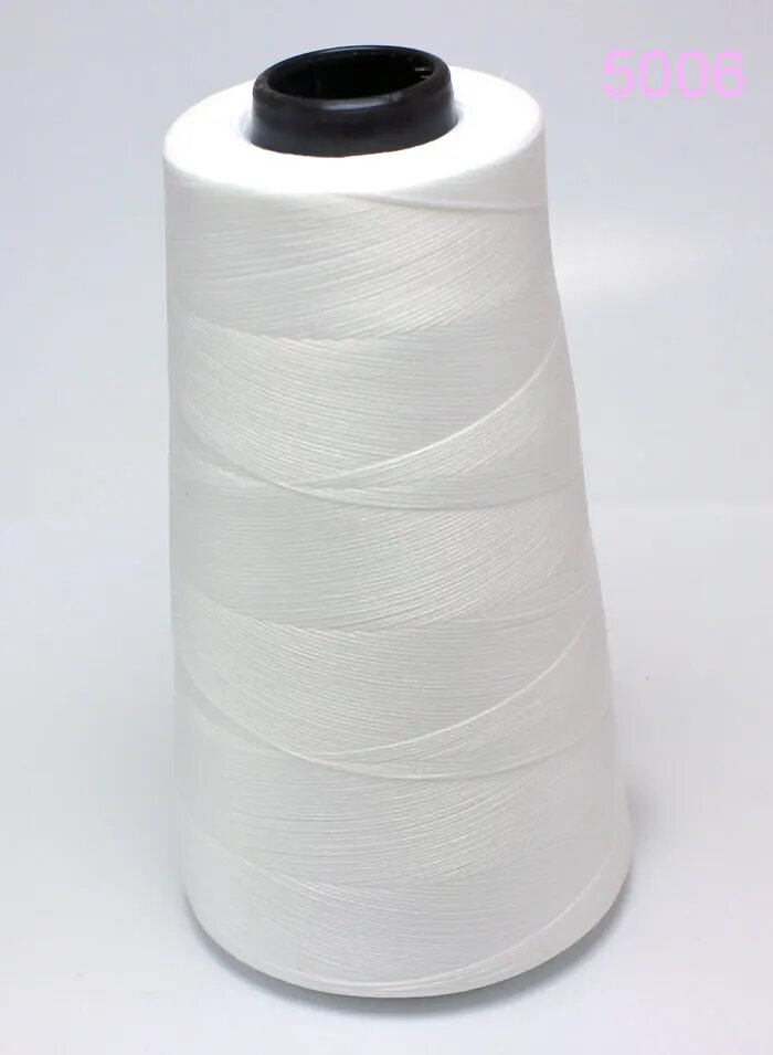 Эластичная швейная нить Vestone 100D Белый, 5006 white