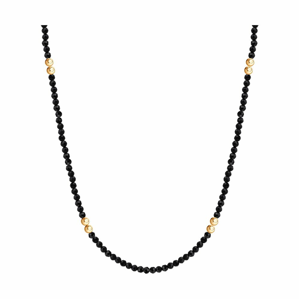 Колье, красное золото, 585 проба, шпинель