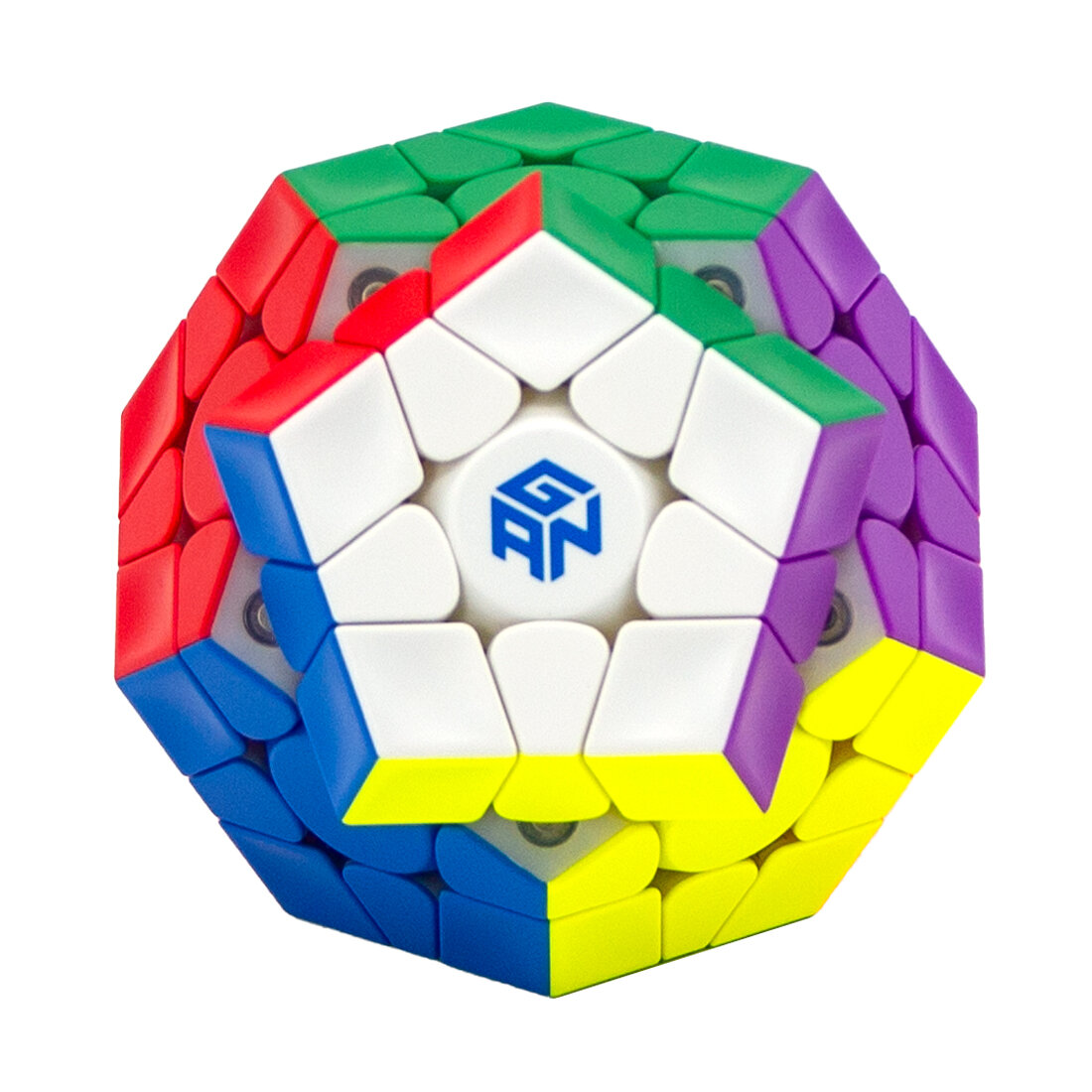 Головоломка Мегаминкс GAN Megaminx MagLev Matte (черная сторона)