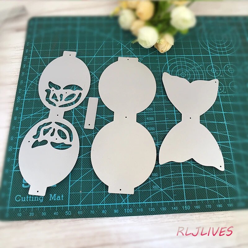 Металлические трафареты RLJLIVES для скрапбукинга М, Mermaid