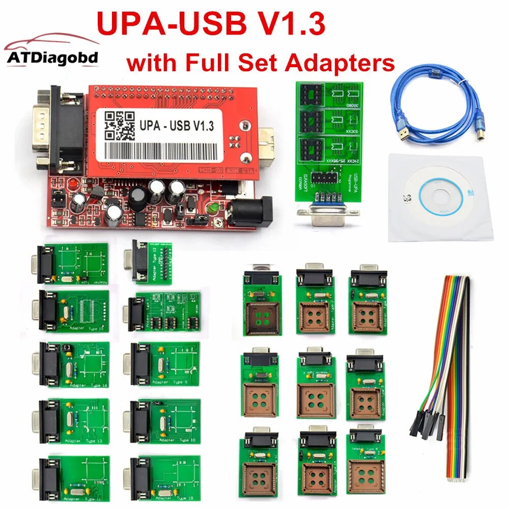 ECU-программатор UPA USB V1.3 с адаптером — фото 1